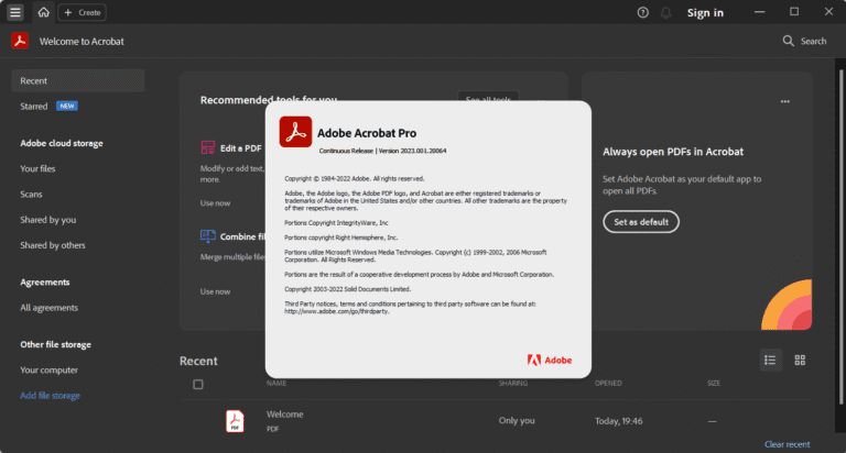 Adobe Acrobat Pro DC 2026 (ถาวร) | โปรแกรมแก้ไข PDF ยอดนิยม - Mawto