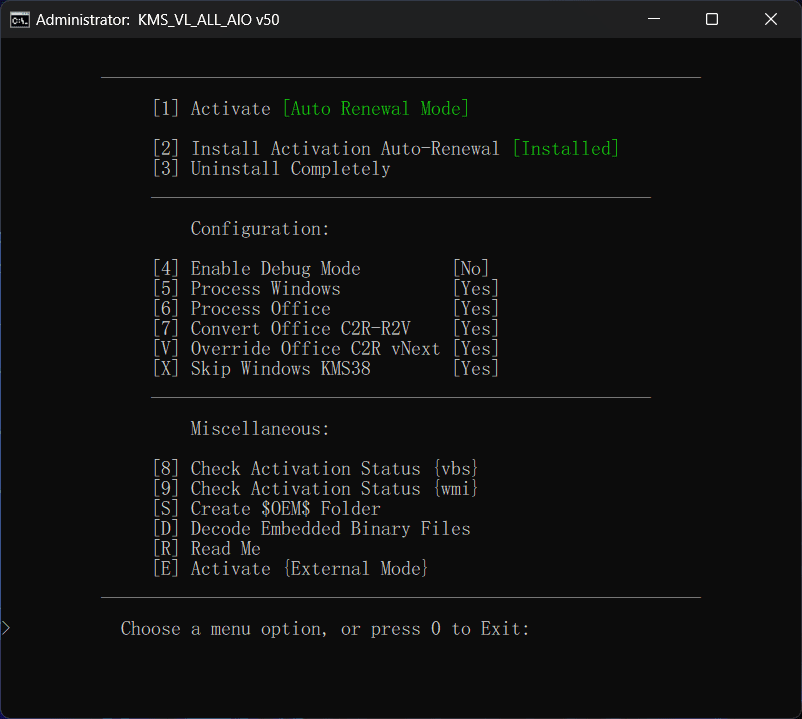 KMS VL ALL v53.0 | ตัวแอคติเวท Windows / Office แบบถาวร - Mawto
